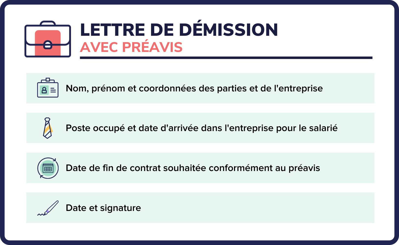 Lettre de démission avec préavis : définition et modèle gratuit