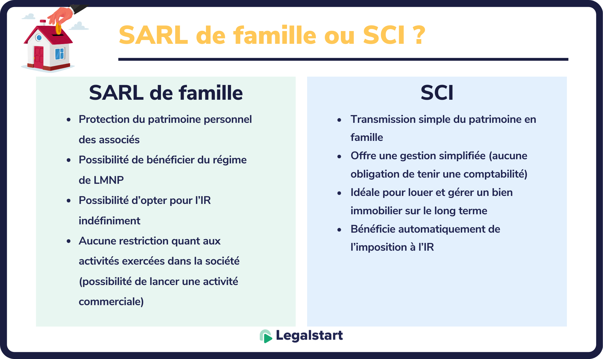 SARL de famille ou SCI : avantages, inconvénients et différences