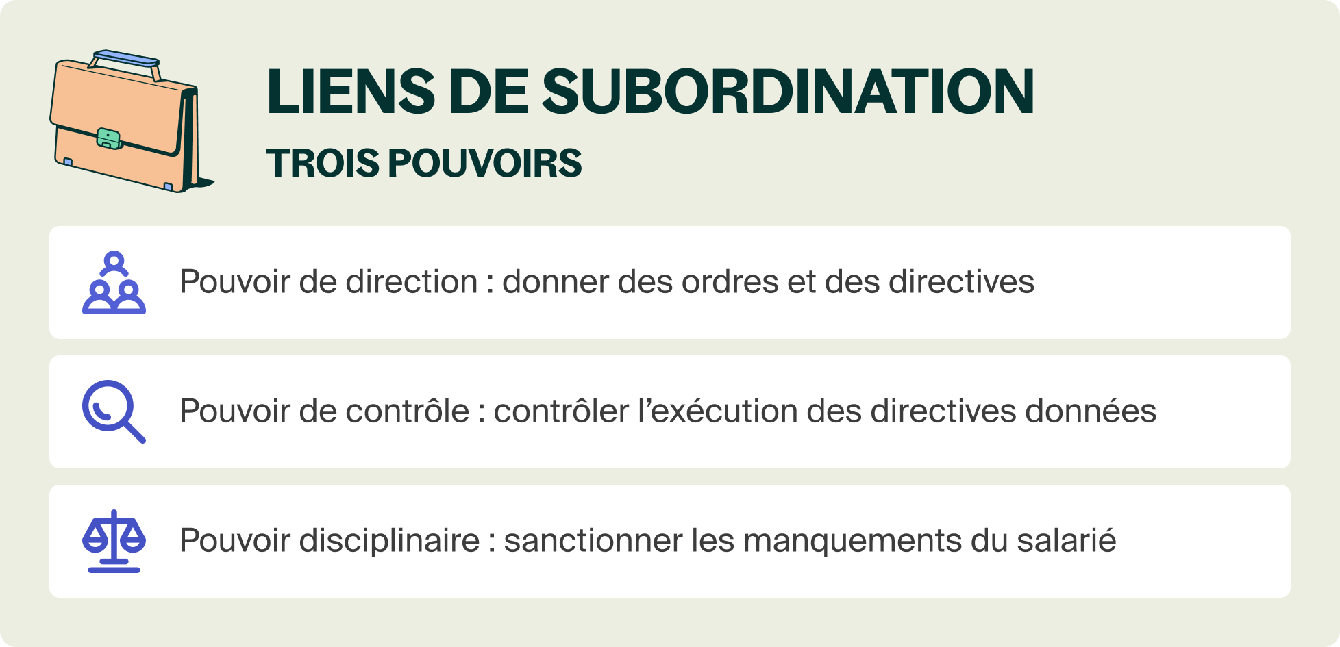 7 points essentiels sur le lien de subordination